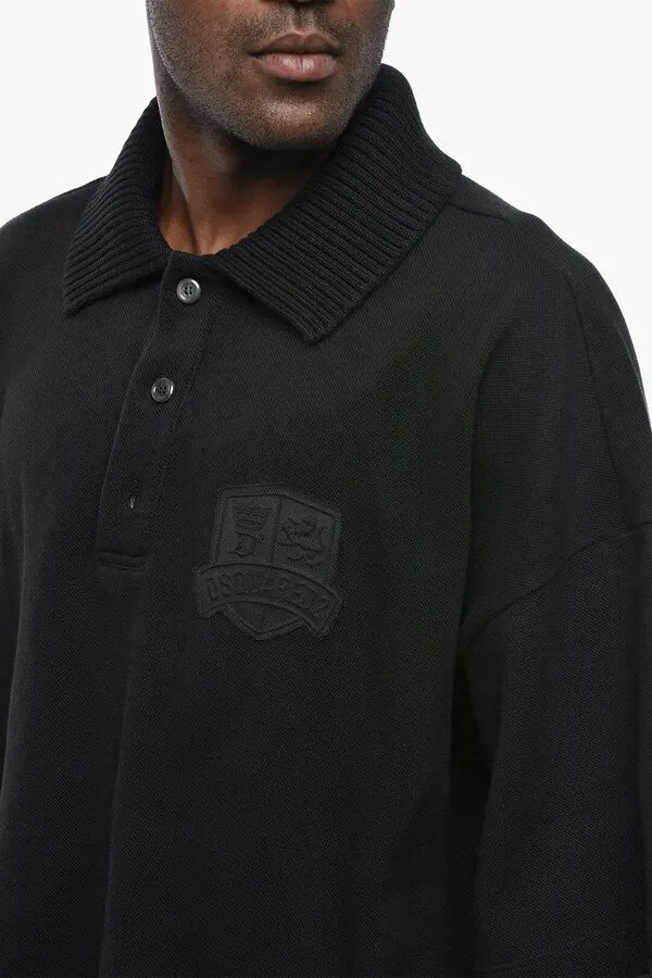 Dsquared2 Embroidered Loose-fit Polo Shirt