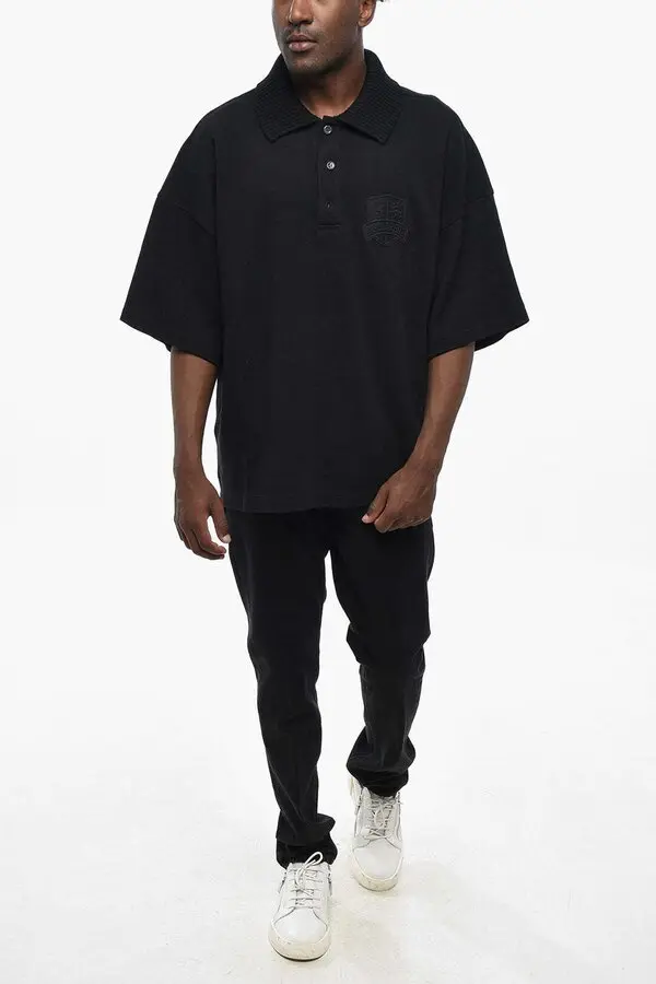 Dsquared2 Embroidered Loose-fit Polo Shirt