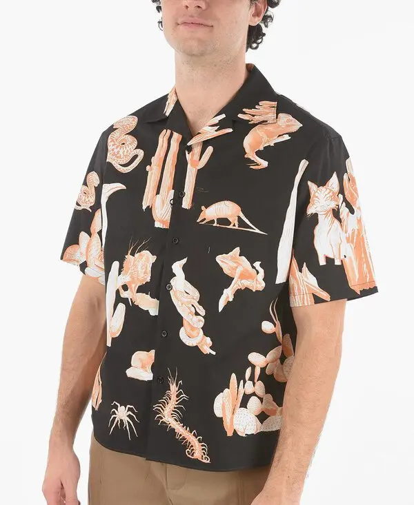 Neil Barrett Burning Short-sleeve Shirt
