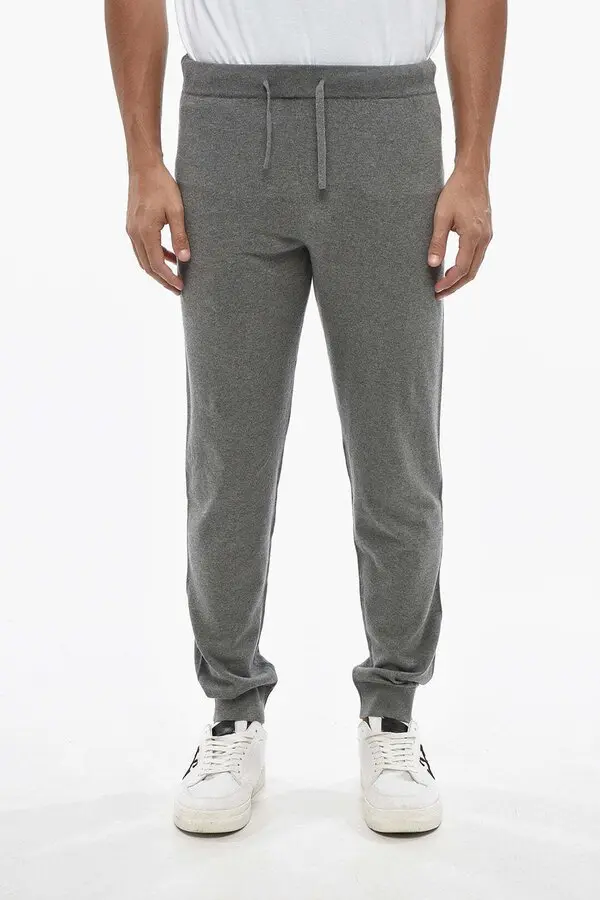 Corneliani Mélange-effect Track Pants