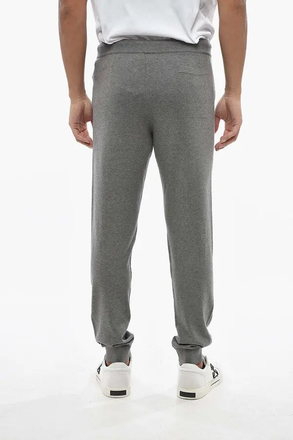 Corneliani Mélange-effect Track Pants