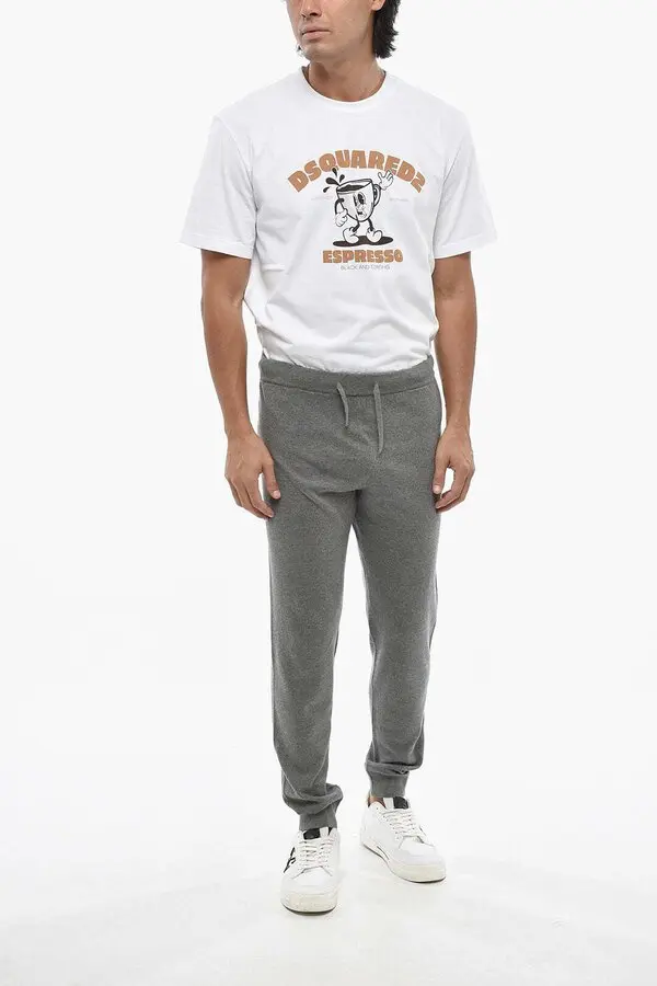 Corneliani Mélange-effect Track Pants