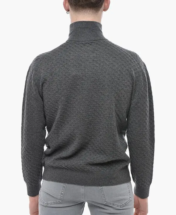 PAOLO PECORA Half-button Sweater
