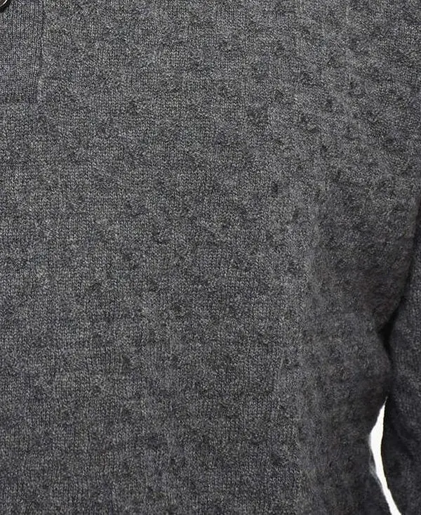 PAOLO PECORA Half-button Sweater