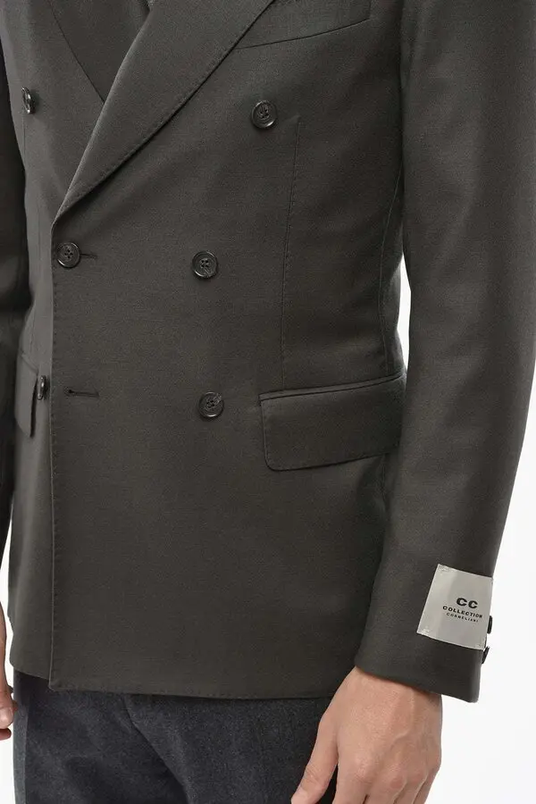 Corneliani Double-breasted Peak-lapels Blazer