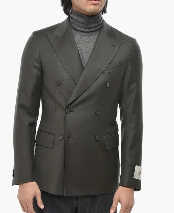 Corneliani Double-breasted Peak-lapels Blazer