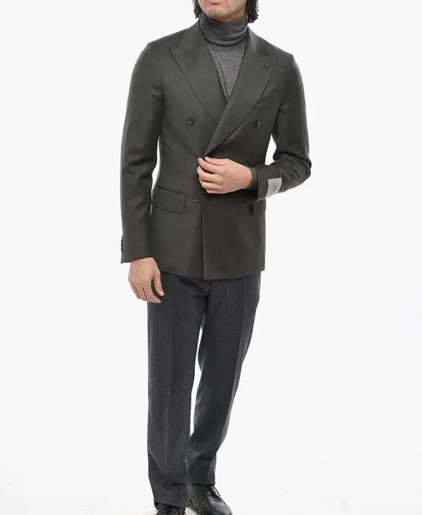 Corneliani Double-breasted Peak-lapels Blazer