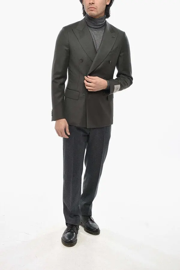 Corneliani Double-breasted Peak-lapels Blazer