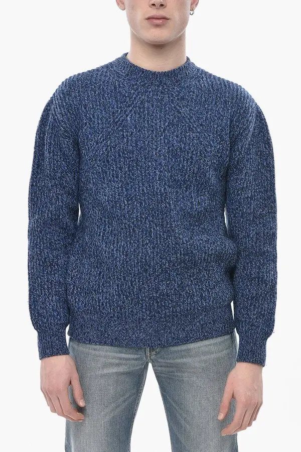 PAOLO PECORA Crew-neck Virgin Wool Sweater
