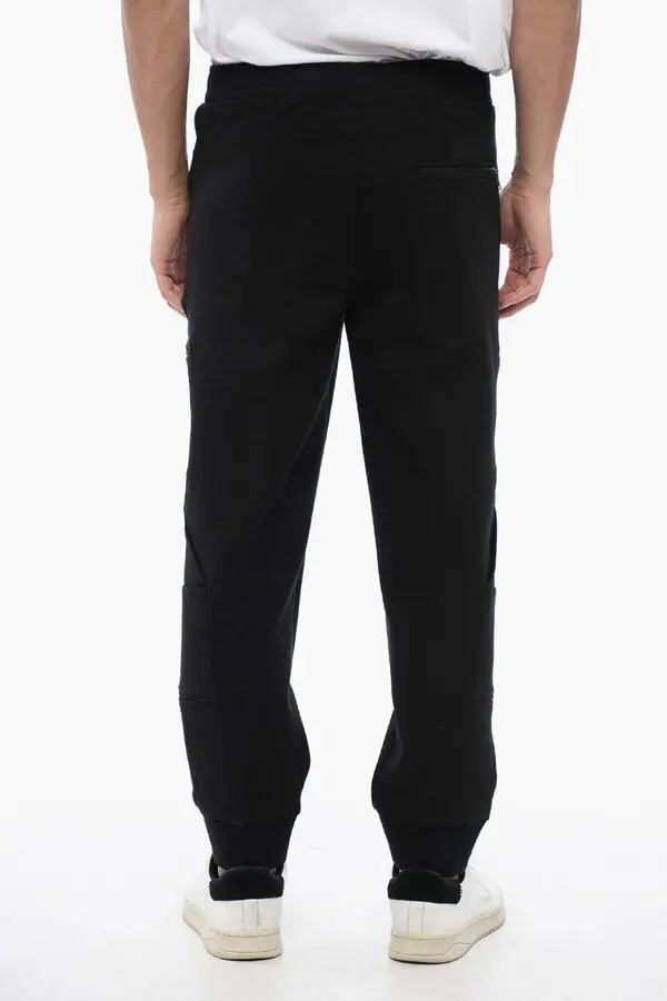 Neil Barrett Drawstring-waist Cotton Cargo Track Pants