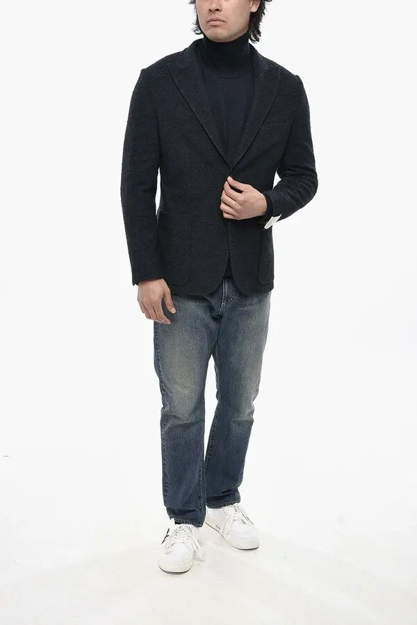 PAOLO PECORA Single-breasted Notched-lapel Blazer