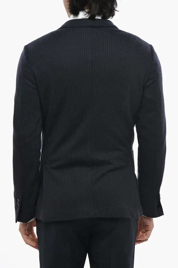Corneliani Unlined Pinstripe Blazer