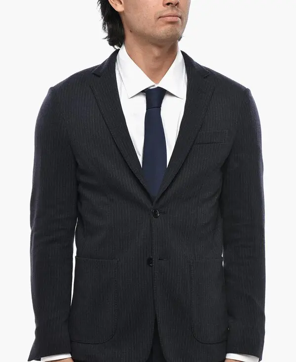 Corneliani Unlined Pinstripe Blazer