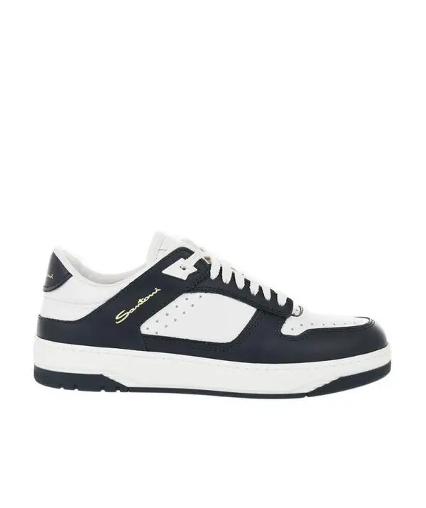 Santoni Air Contrast-detail Sneakers - Blue