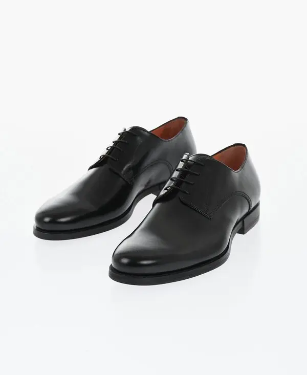 Santoni Leather Derby Shoes