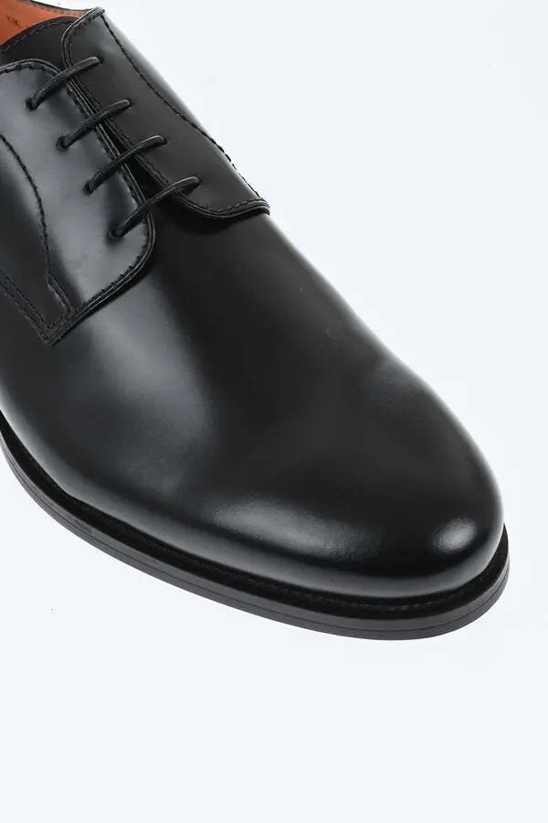 Santoni Leather Derby Shoes
