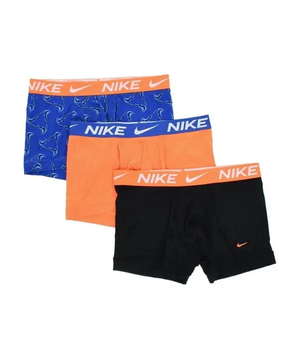 Nike Dri-fit Logo Elastic Waistband Boxer Briefs 3-pack