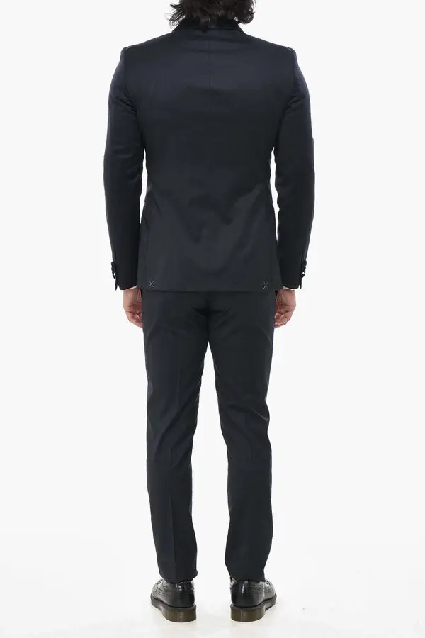 Corneliani Satin Shawl-lapel Three-piece Suit