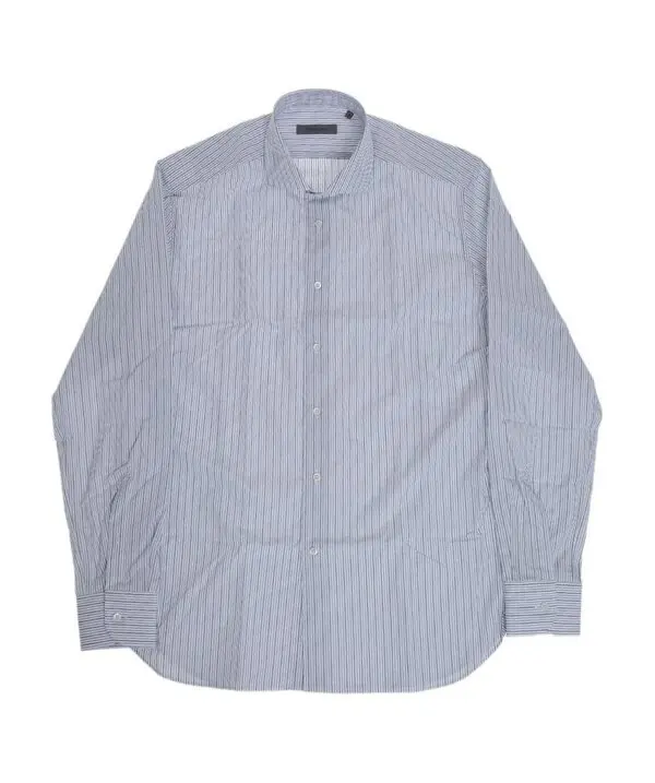 Corneliani Striped Shirt With French Collar