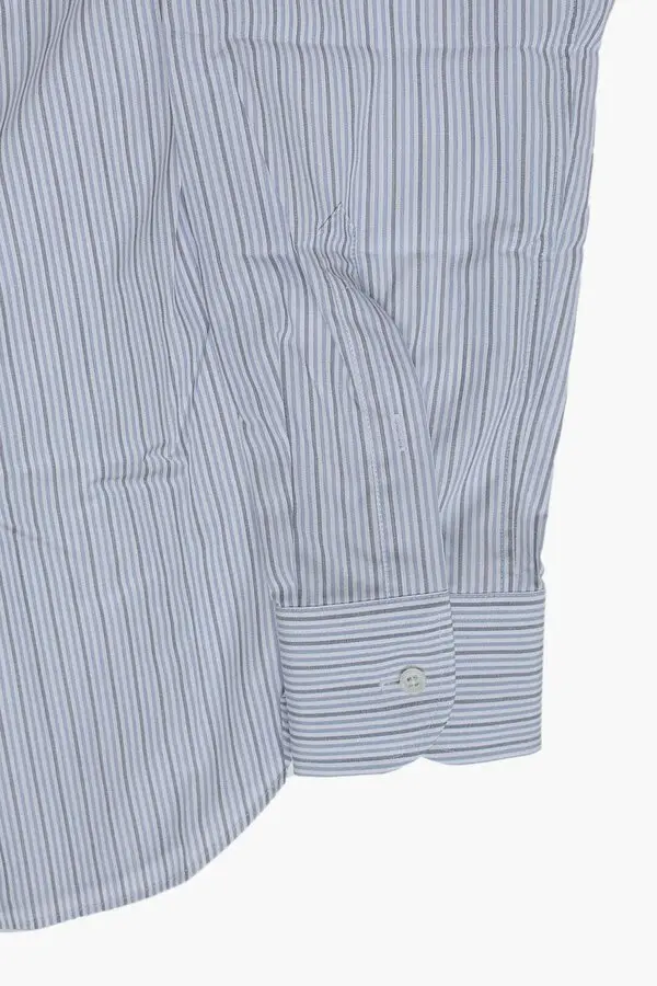 Corneliani Striped Shirt With French Collar