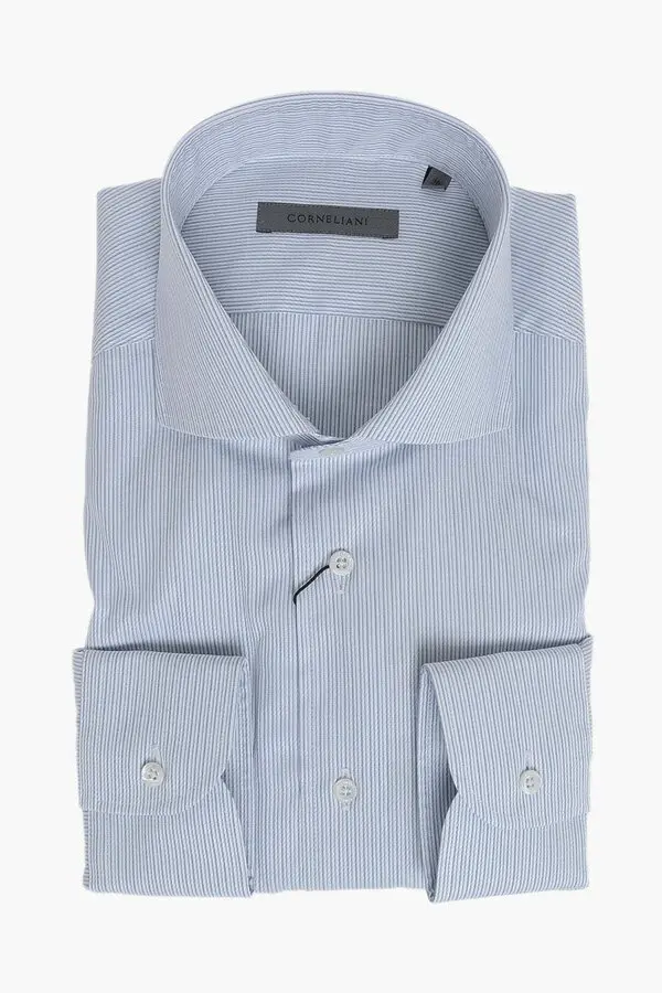 Corneliani Striped Cotton Shirt