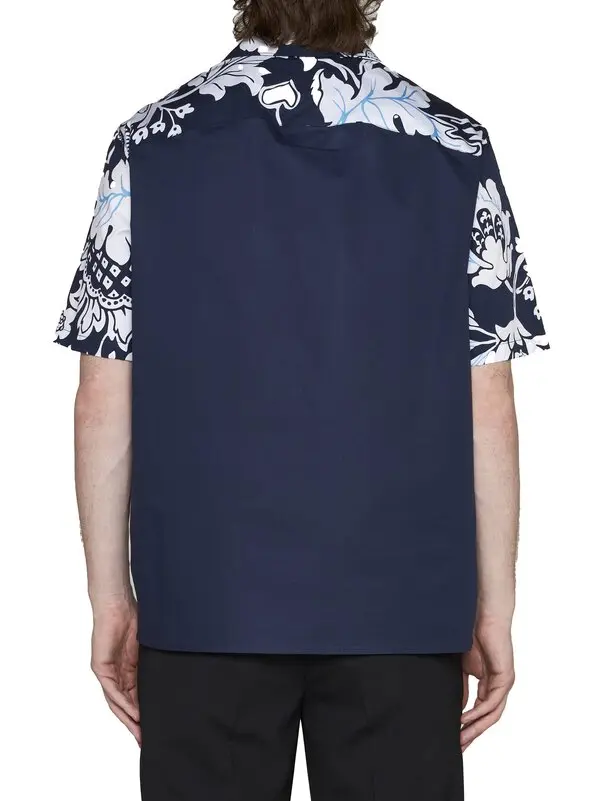 Neil Barrett Hawaiian Bolts Loose-fit Shirt