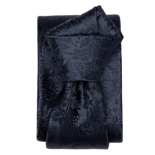 ELIZABETTA MADE IN ITALY Goldoni Silk Jacquard Tie Midnight