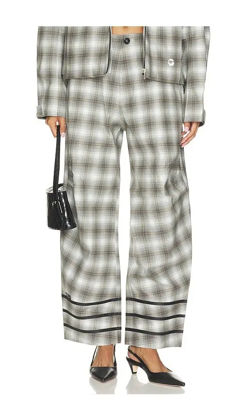 Coperni Technical Tailored Oversized Pant In Grey - Multicolour