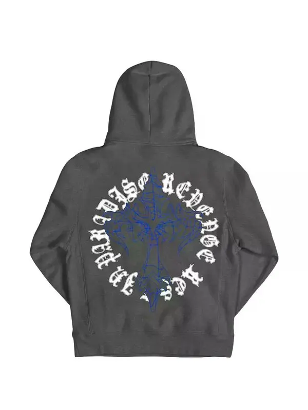 REVENGE Web Cross Logo-print Hoodie