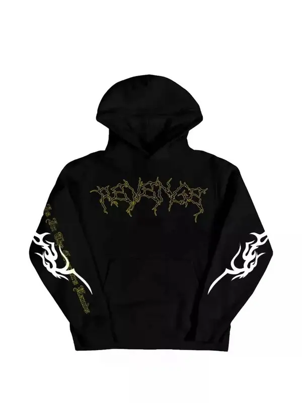 REVENGE Lightning Cerberus Logo-print Hoodie