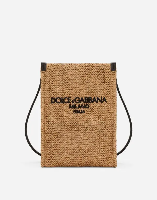Dolce & Gabbana Small Woven Straw Shopper