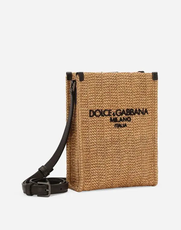 Dolce & Gabbana Small Woven Straw Shopper