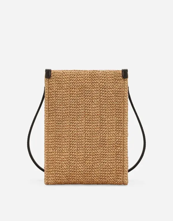 Dolce & Gabbana Small Woven Straw Shopper