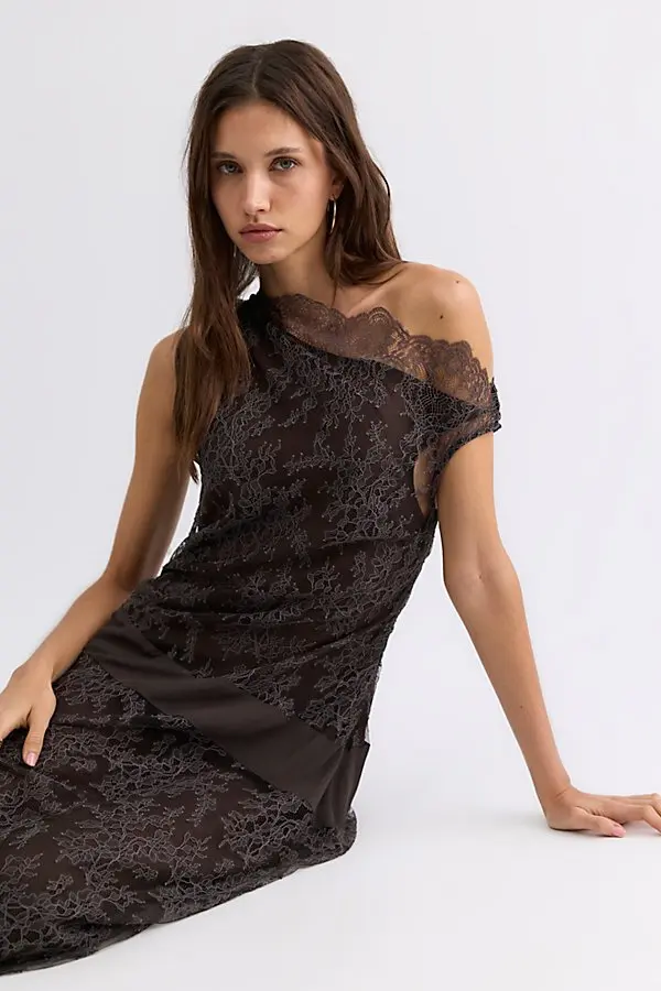 Bec & Bridge Marika Asymmetric Midi Dress