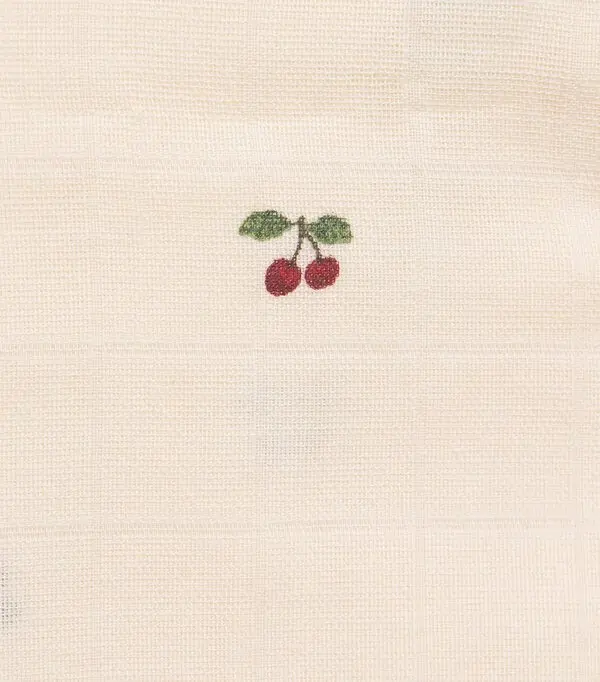 KONGES SLOJD Organic Cotton Cherry Muslin Cloths