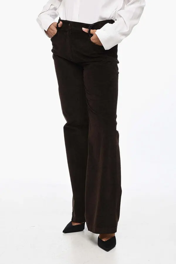 True Royal Corduroy Belt-loops Trousers