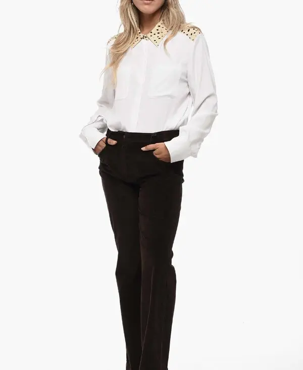 True Royal Corduroy Belt-loops Trousers