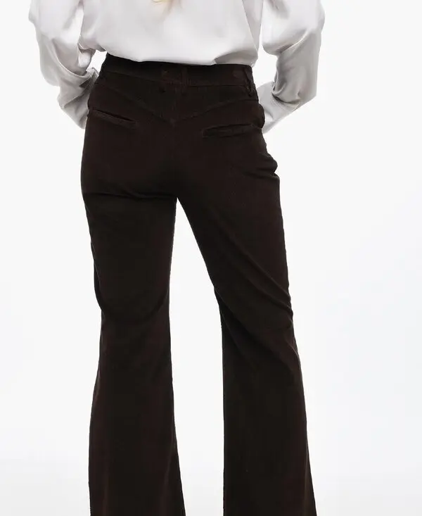 True Royal Corduroy Belt-loops Trousers