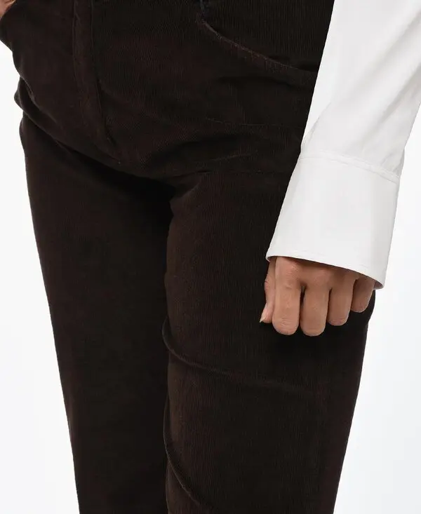 True Royal Corduroy Belt-loops Trousers
