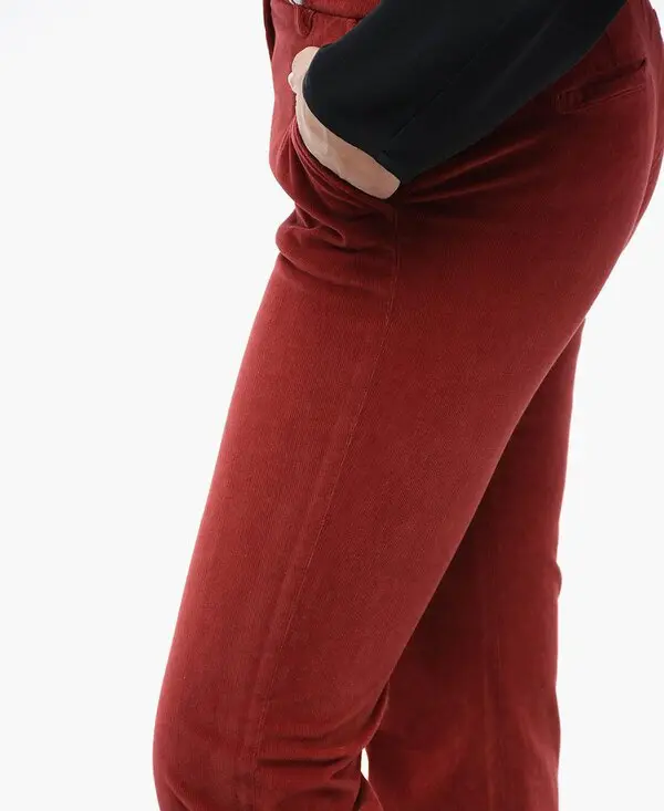 True Royal Corduroy Flared Trousers