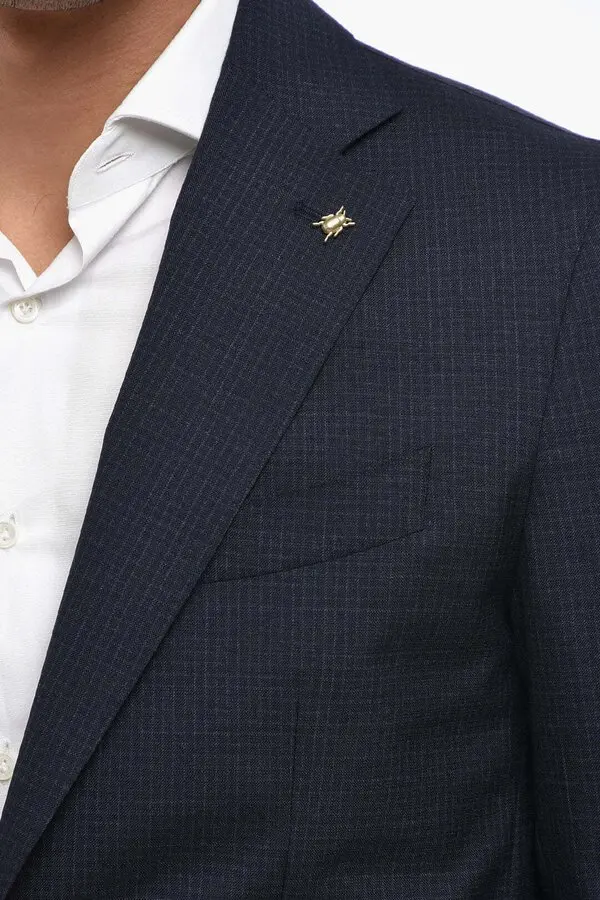 Corneliani Checked Wool Blazer