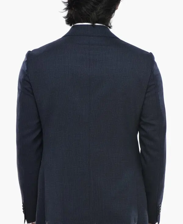 Corneliani Checked Wool Blazer
