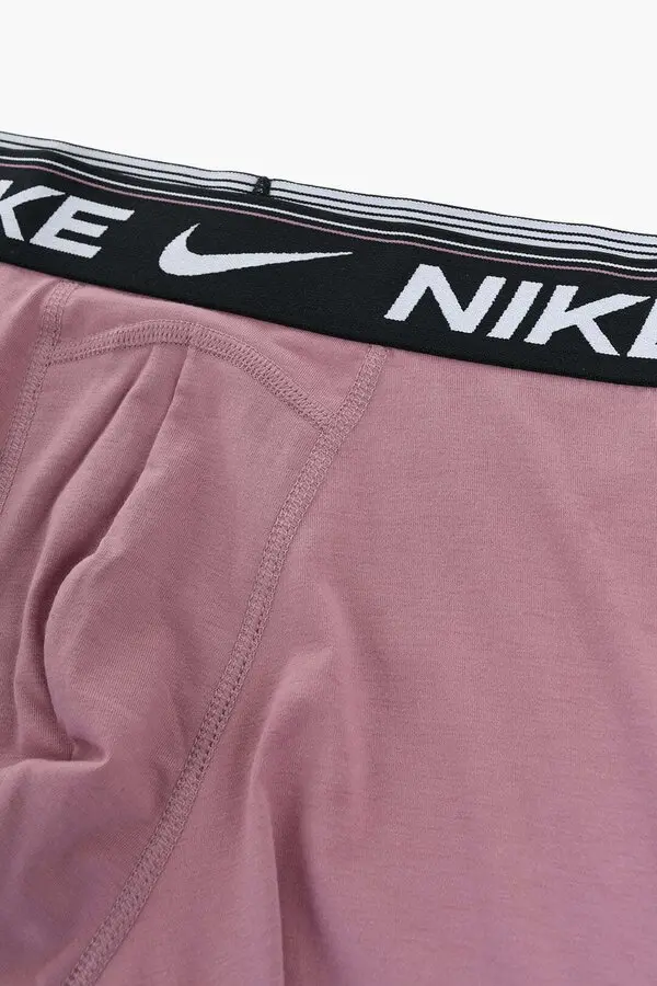 Nike Dri-fit Logo Elastic Waistband Boxer Briefs 3-pack