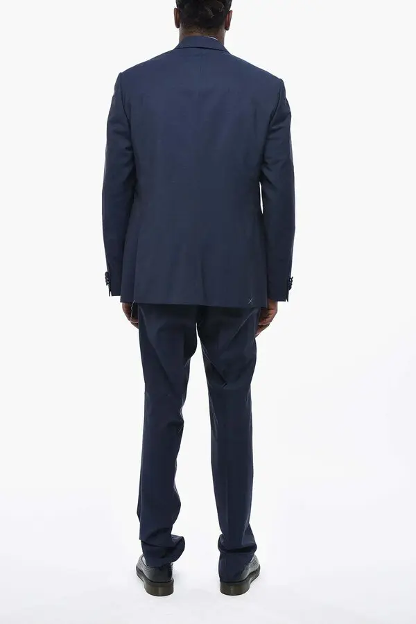 Corneliani Peak-lapel Three-piece Suit