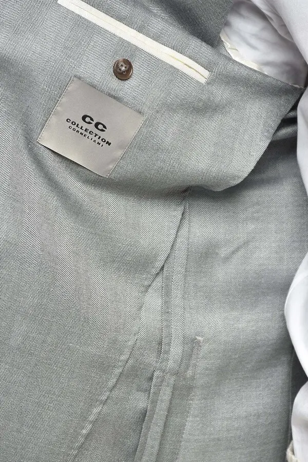 Corneliani Cc Collection Herringbone Blazer