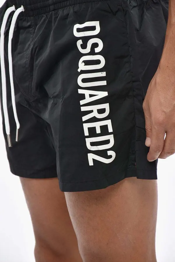 Dsquared2 Side Logo Boxer Swim Shorts