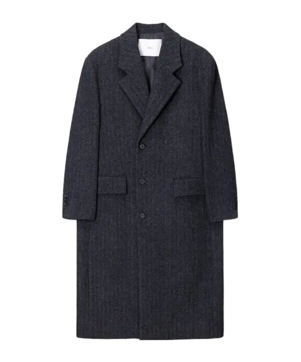 DUNST Boxy Tailored Coat - Black