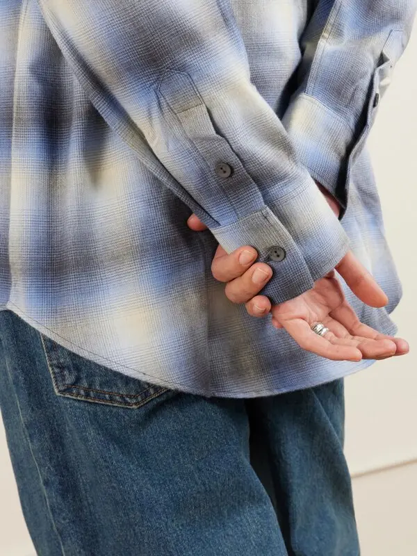 Matteau Checked Cotton-flannel Shirt