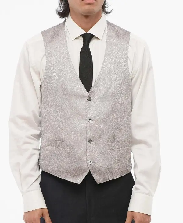 Corneliani Leaf-pattern Waistcoat