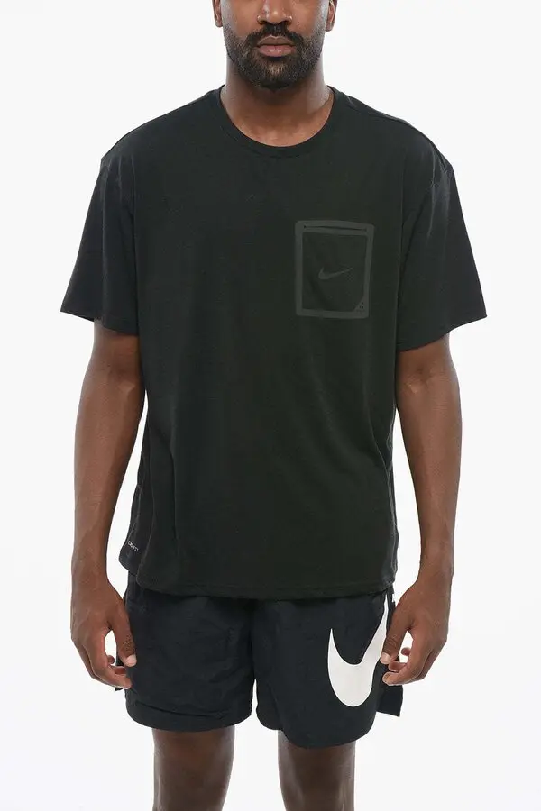 Nike Crewneck T-shirt With Pocket - Black
